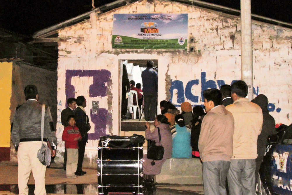 IGLESIA DE HUARAZ INAUGURA ANEXO EN EL CENTRO POBLADO MARCAC