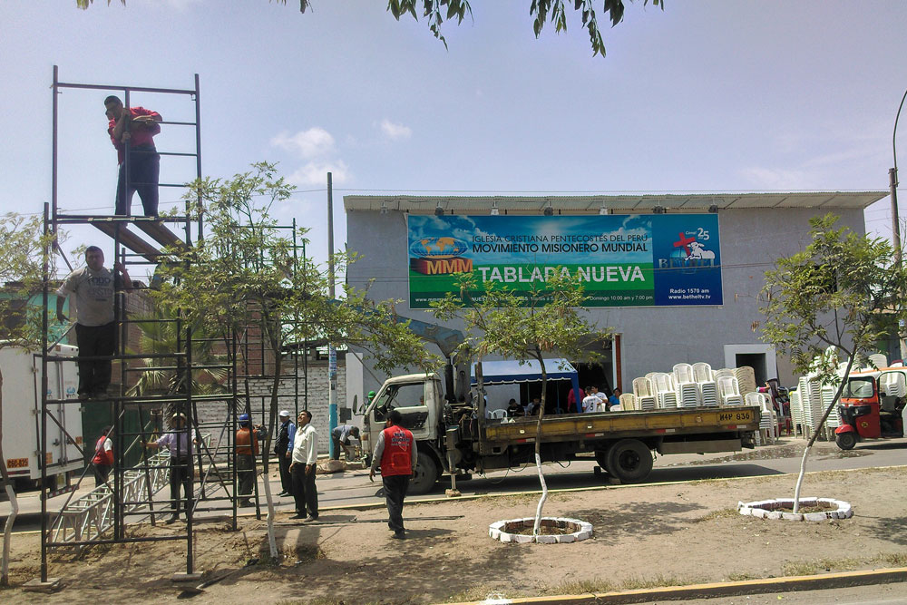 Invitación a la Inauguración del Templo en Tablada Nueva: Villa María ...